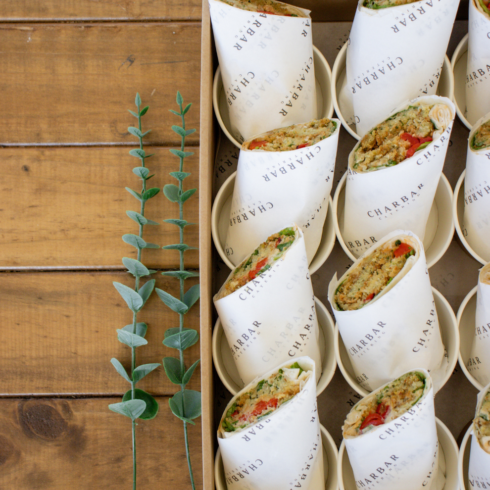Falafel Wrap Box – Char Bar Catering